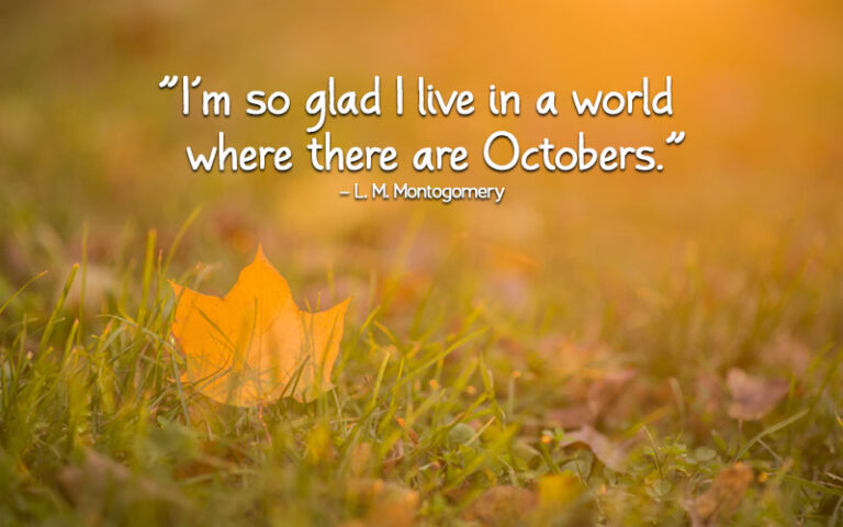 150+ October Quotes, Sayings, Wishes & Dialogues To Make Your Fall ...