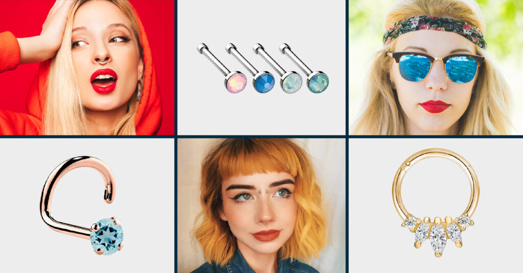 16 One-of-a-kind Nose Ring Designs & Proper Piercing Guide