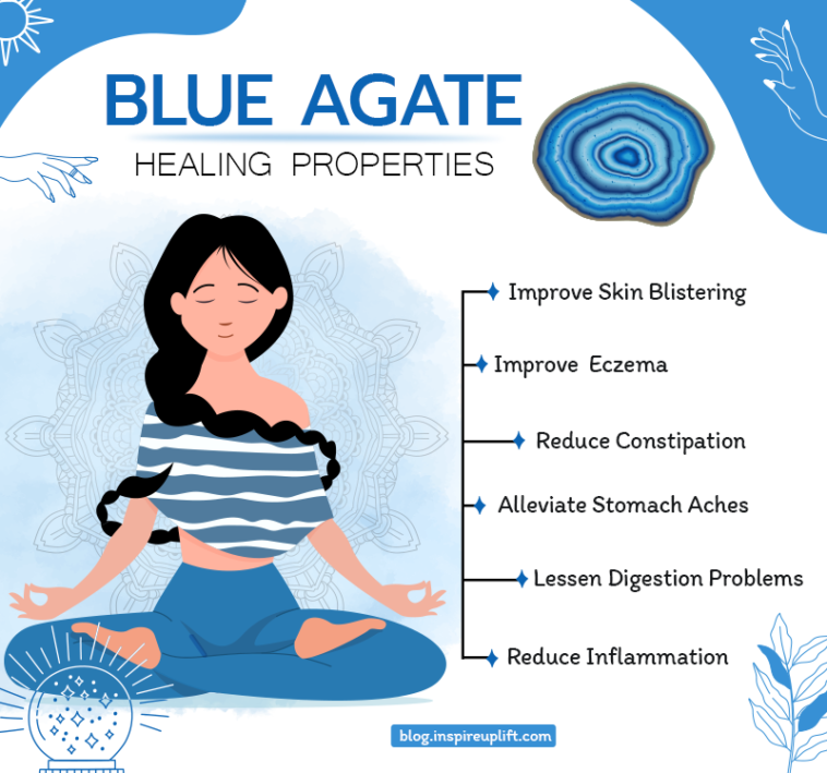 Get Blue Agate To Relieve Your Stress, Anxiety, & Depression