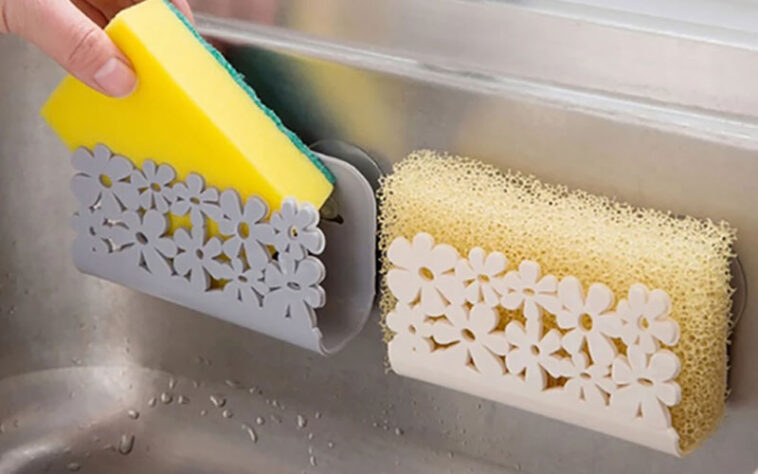 10 Best Sponge Holder To Keep Sink Dry & Clutter Free