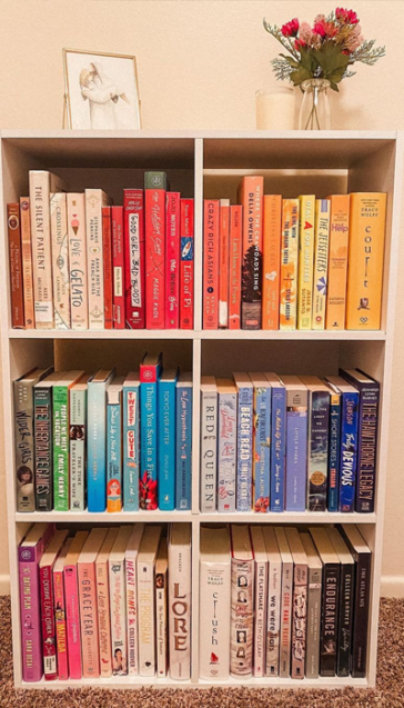 14 Ways To Organize Books (With & Without A Bookshelf)
